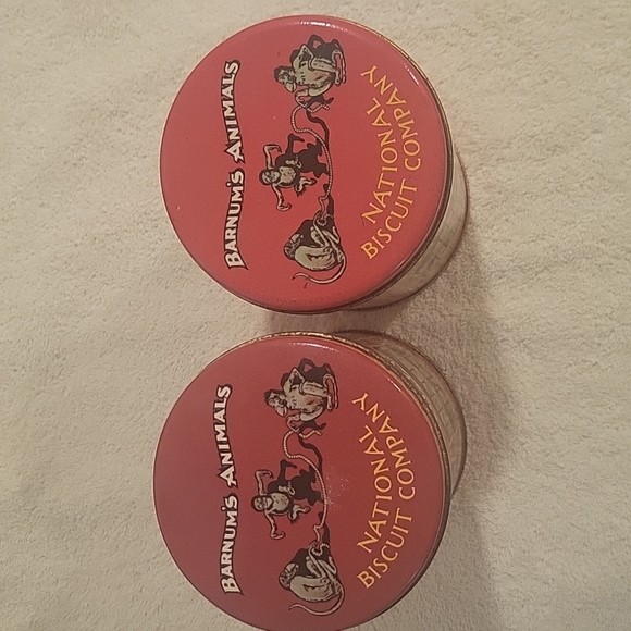 Other | 2 Barnums Animals Tin Cans | Poshmark